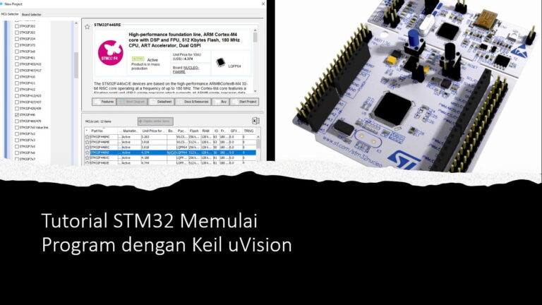 Tutorial STM32, Cara Memulai Program dengan STM32Cube dan Keil uVision 5 - Mikrokontroler dan Cloud