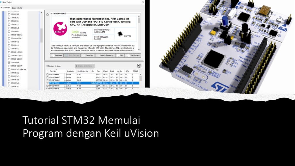 Tutorial STM32, Cara Memulai Program dengan STM32Cube dan Keil uVision 5