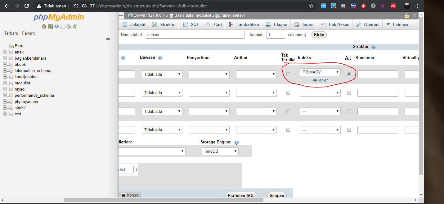 Modul IOT, Tutorial Koneksi PHP ke Database MySQL - Mikrokontroler dan Cloud