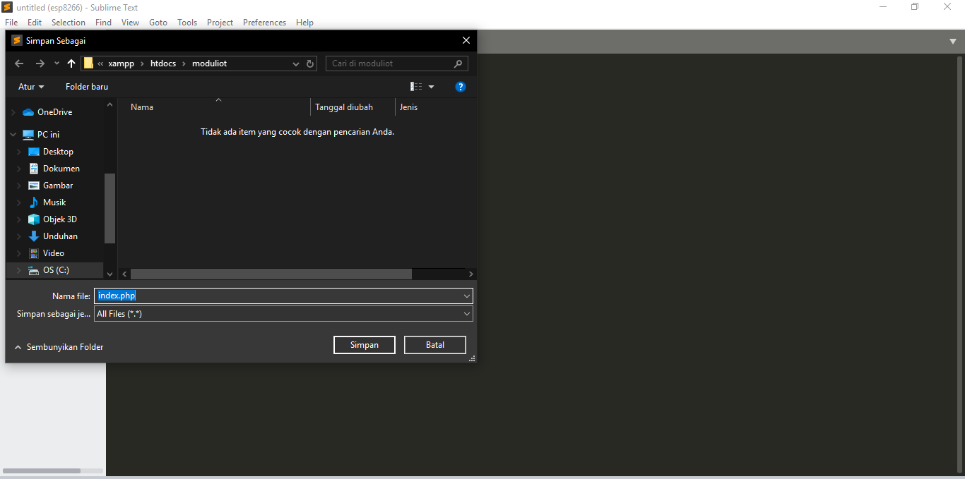 Modul IOT, Tutorial Koneksi PHP ke Database MySQL - Mikrokontroler dan Cloud