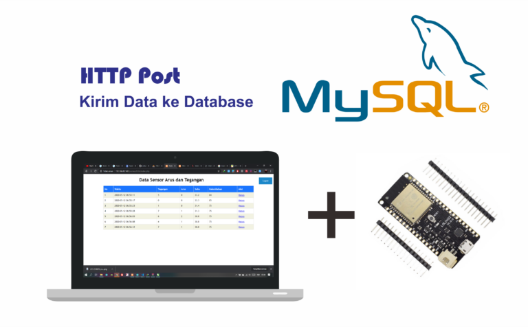 Belajar ESP32, Tutorial Kirim Data ke Database MySQL - Mikrokontroler ...
