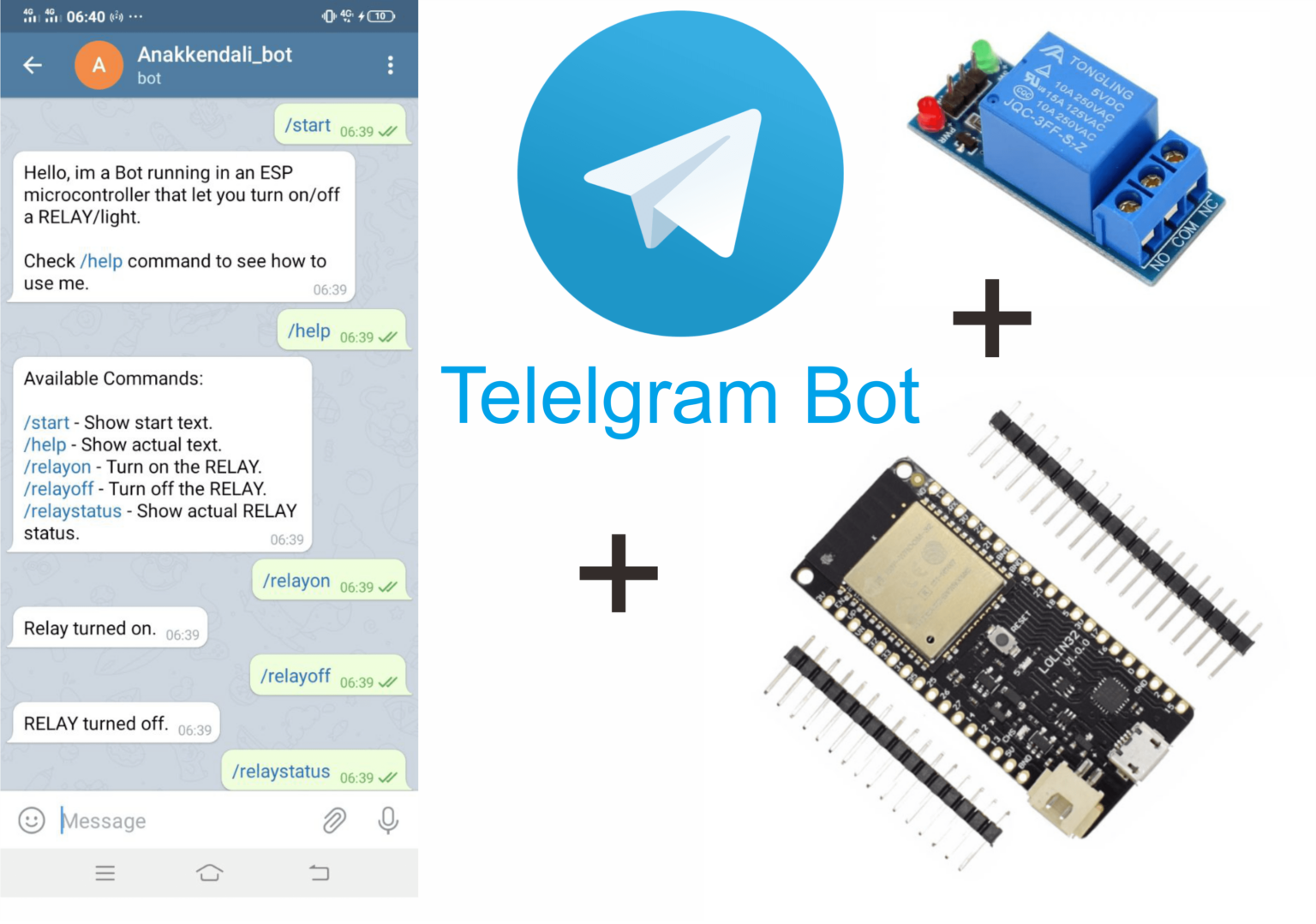 Belajar ESP32, Tutorial Kontrol Relay Telegram Bot - Mikrokontroler dan Cloud