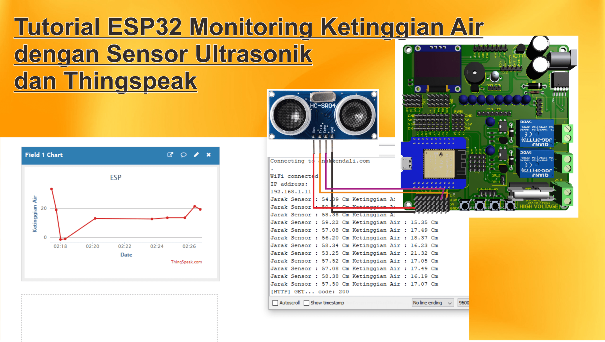 ESP32, Mengirim Data DHT11 Thingspeak