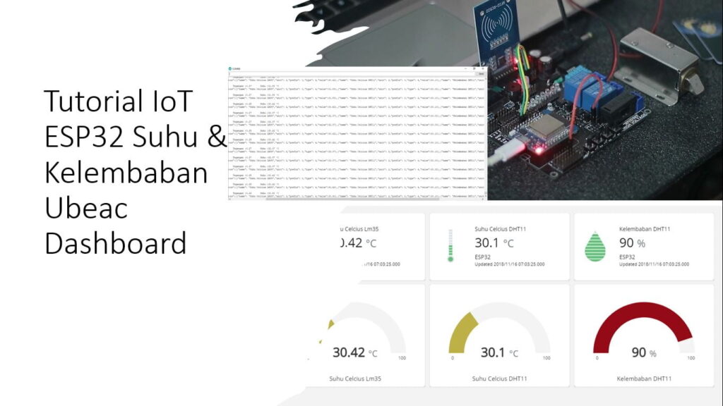 Tutorial ESP32 Monitoring Lm35 DHT11 Platform IoT UBEAC HTTP