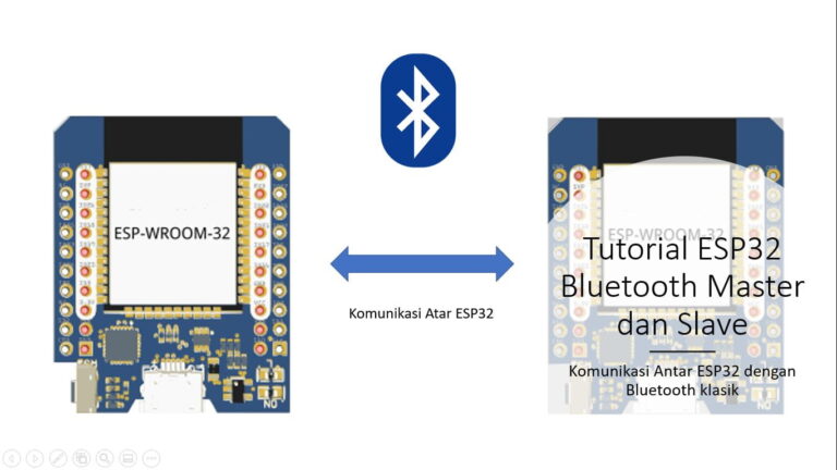 Tutorial ESP32 Komunikasi Bluetooth Master dan Slave Antar ESP32 ...