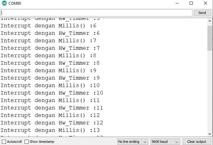 Tutorial ESP8266/ESP32 Multitasking Interrupt hw timer dan millis() - Mikrokontroler dan Cloud