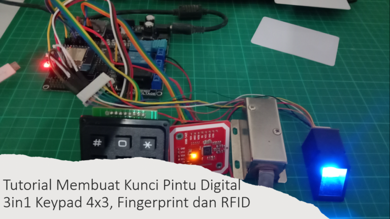 proyek kunci pintu digital Archives - Tutorial Arduino IoT Pemula Lengkap