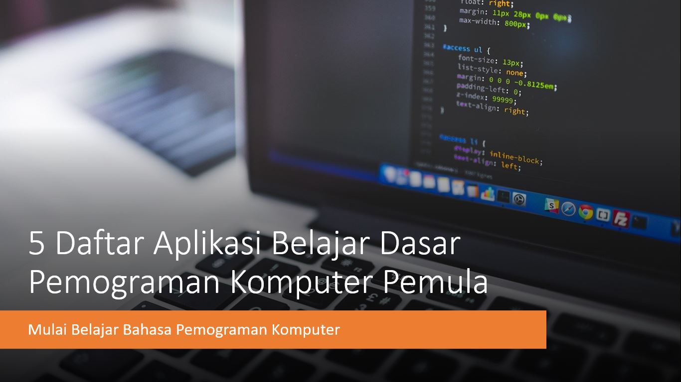 5 Daftar Aplikasi Belajar Dasar Pemograman Komputer Pemula