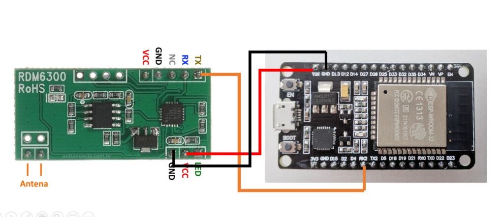 Tutorial ESP32 Mengakses RFID RDM6300 125Khz - Mikrokontroler dan Cloud
